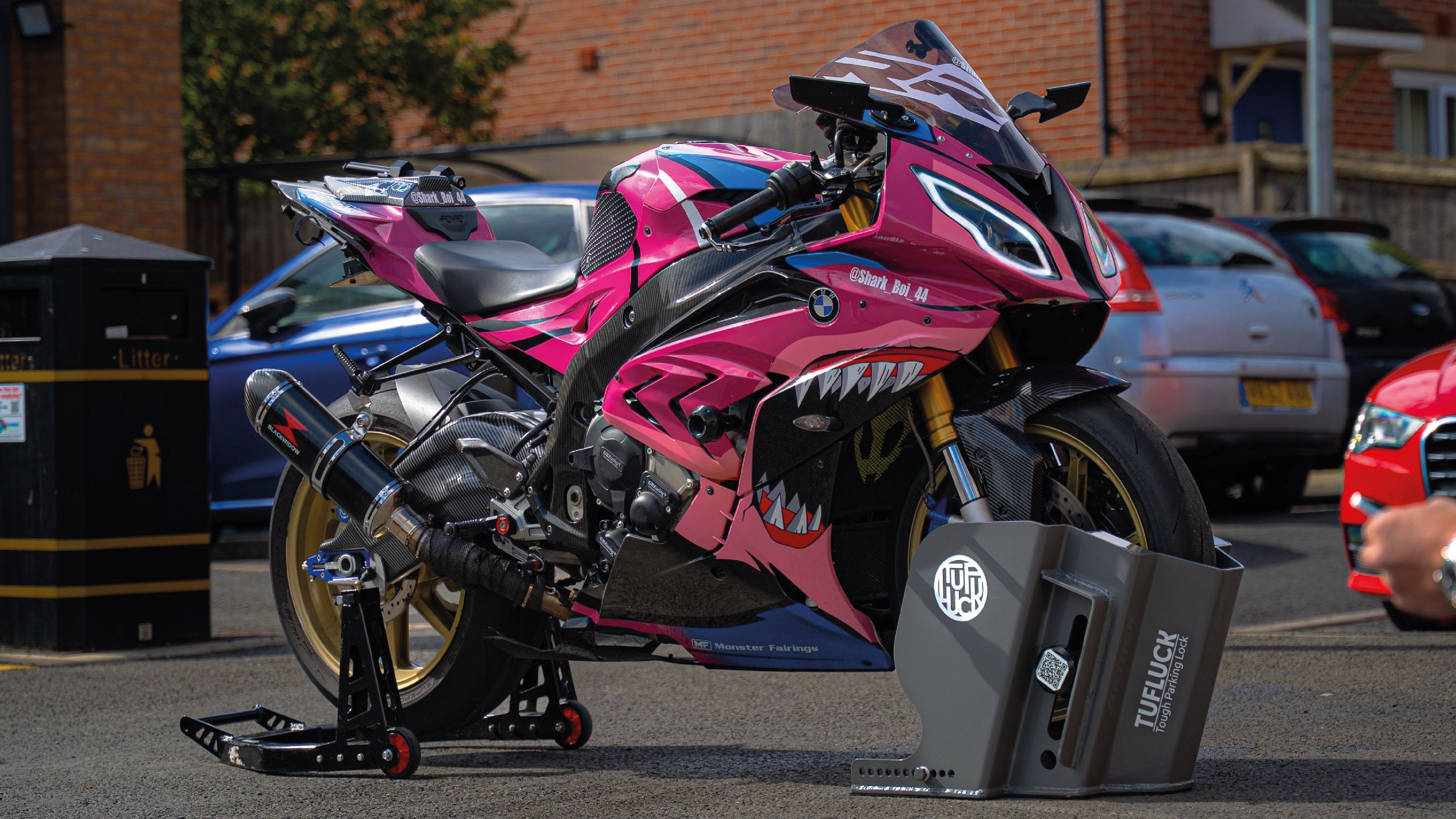 TufLuck - Tough Motorcycle Parking Lock - Ground Anchor